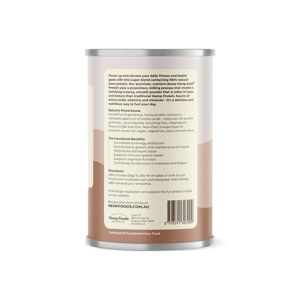 Organic Hemp Protein Shake - Chocolate 420g – Ground + Gather Wholefoods