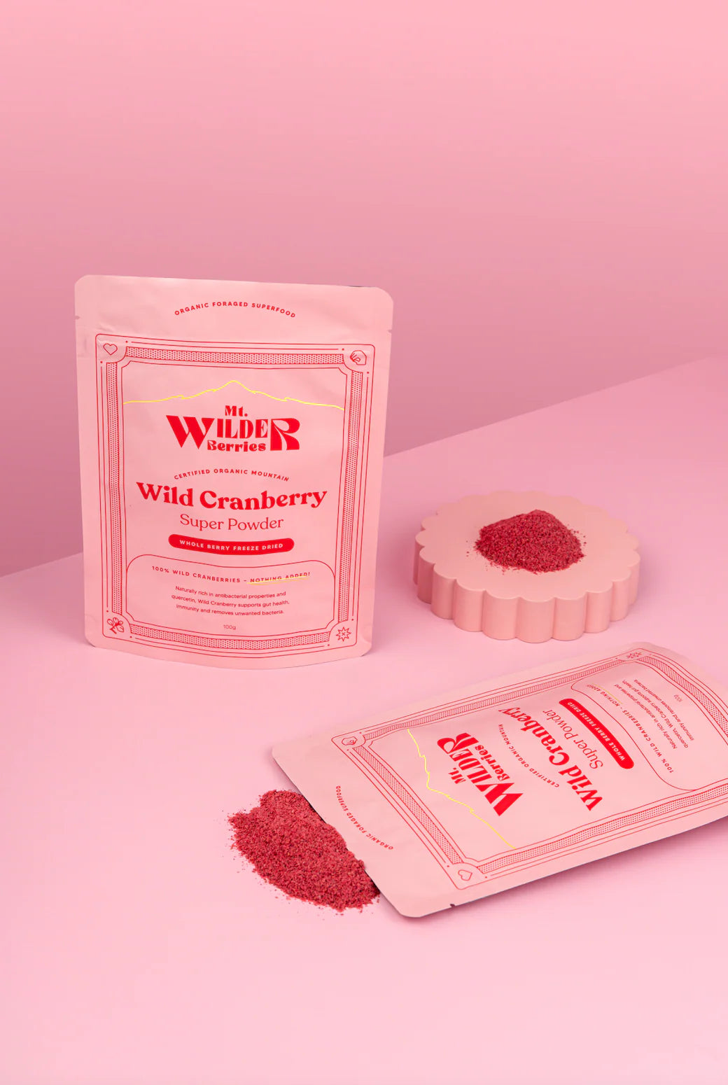Wild Cranberry Super Powder (Certified Organic) - 100g – Ground ...